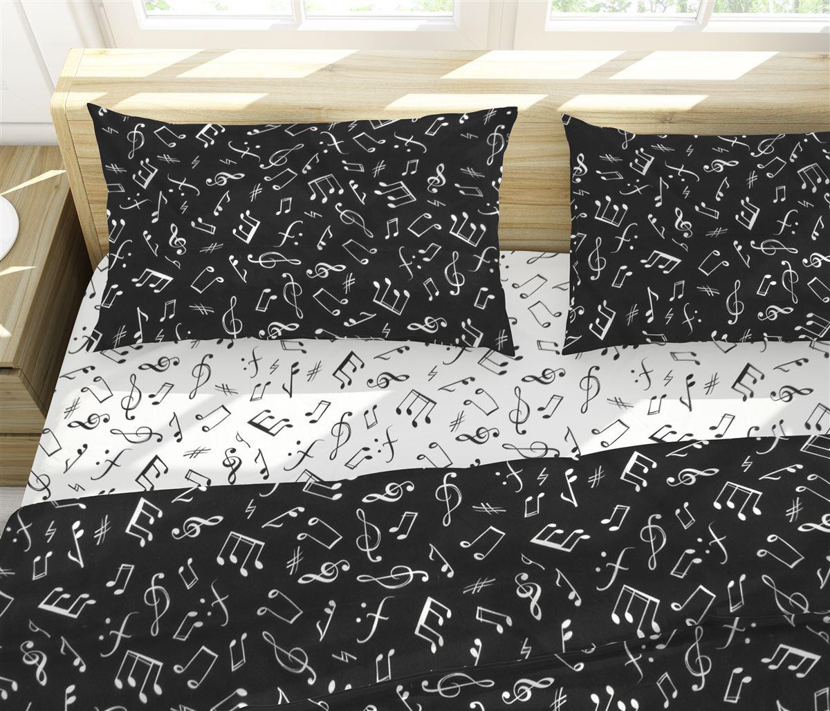ΠΑΠΛΩΜΑ ΕΜΠΡΙΜΕ Πεντάγραμμο Multi 444 160X240 Black-White 70/30 Cott ...